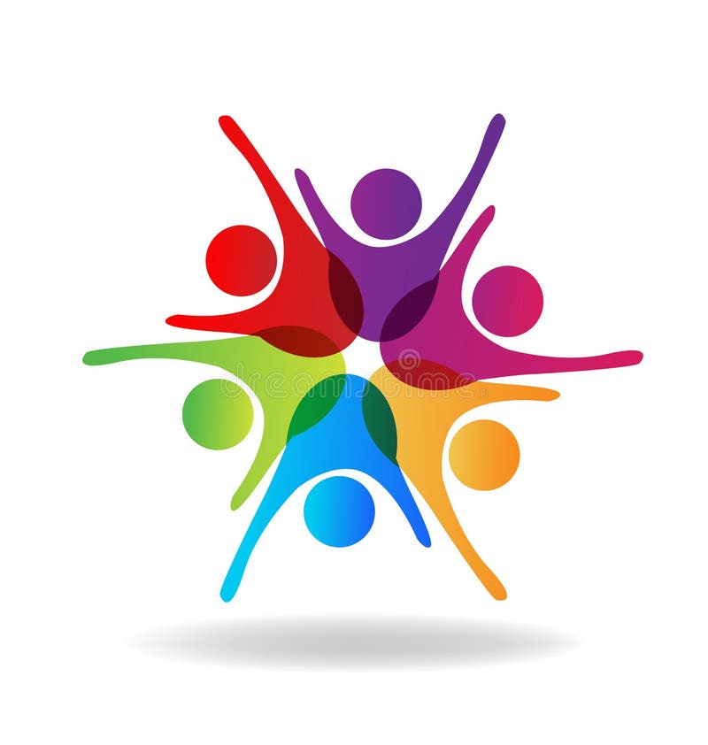Teamwork Celebration People Vector Stock Vector - Illustration of ...