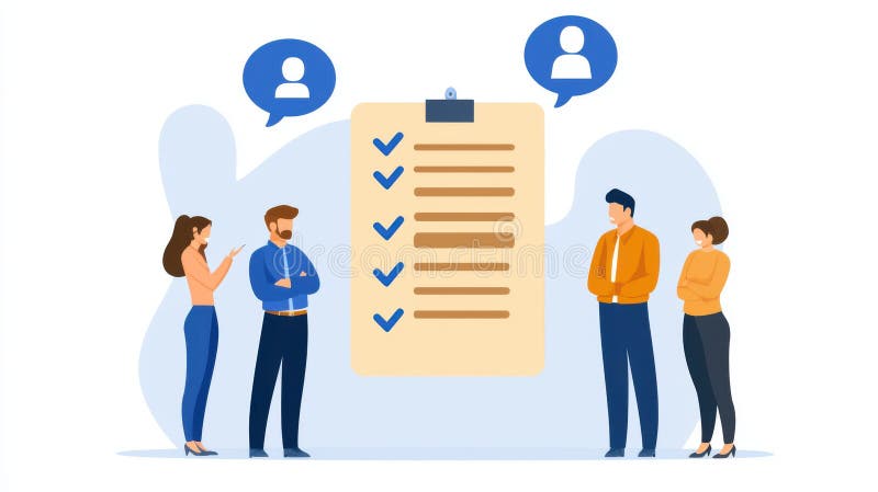 Teamwork, Checklist, Business Planning, Collaboration Stock ...