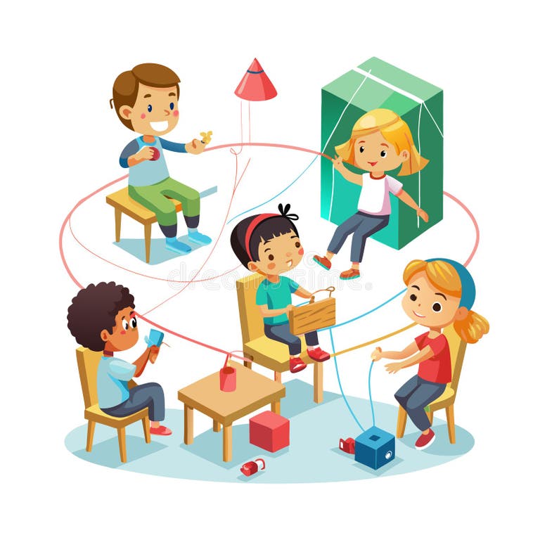 Children Problem Solving Stock Illustrations – 1,474 Children Problem ...