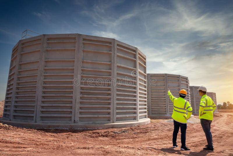 Teamwork of Civil and Engineer Plan the Construction of Unfinished ...