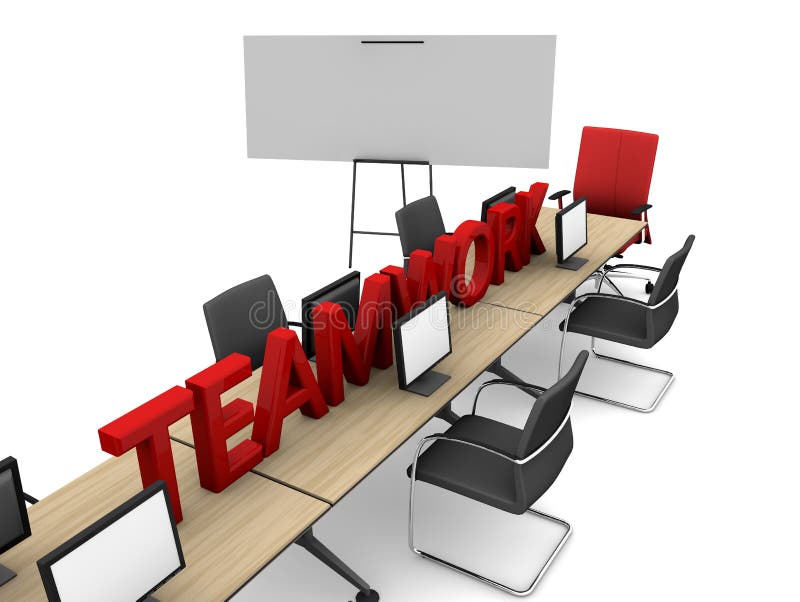 Teamwork and classroom stock illustration. Illustration of study - 29120408