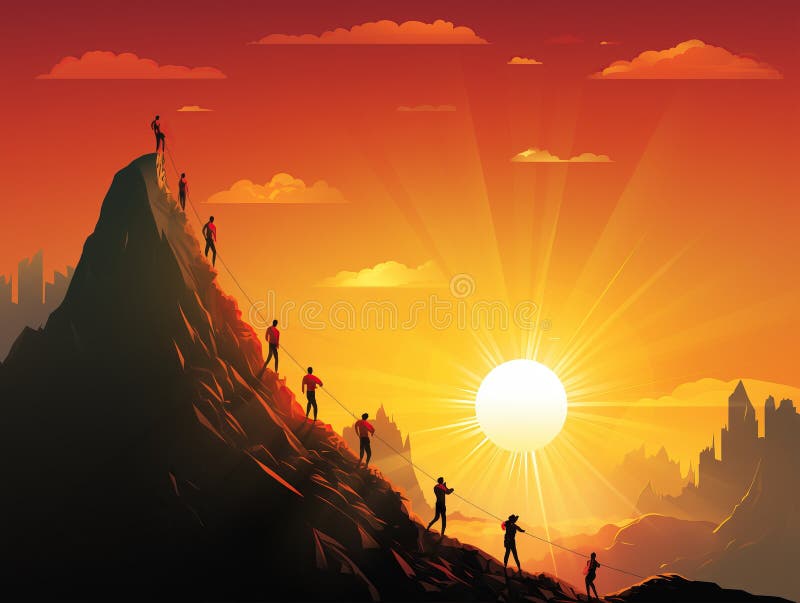 Teamwork, Co-working, Business Partnership Concept of People Working ...