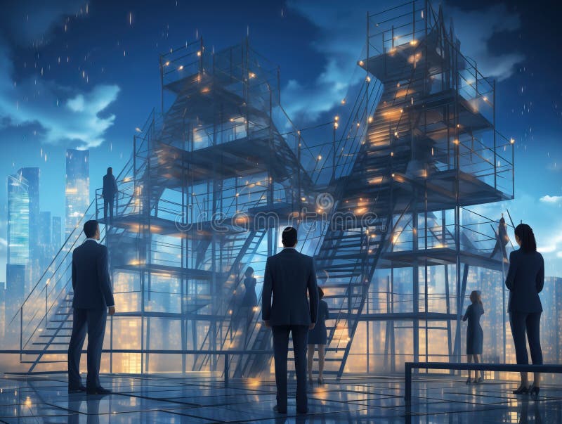 Teamwork, Co-working, Business Partnership Concept of People Working ...