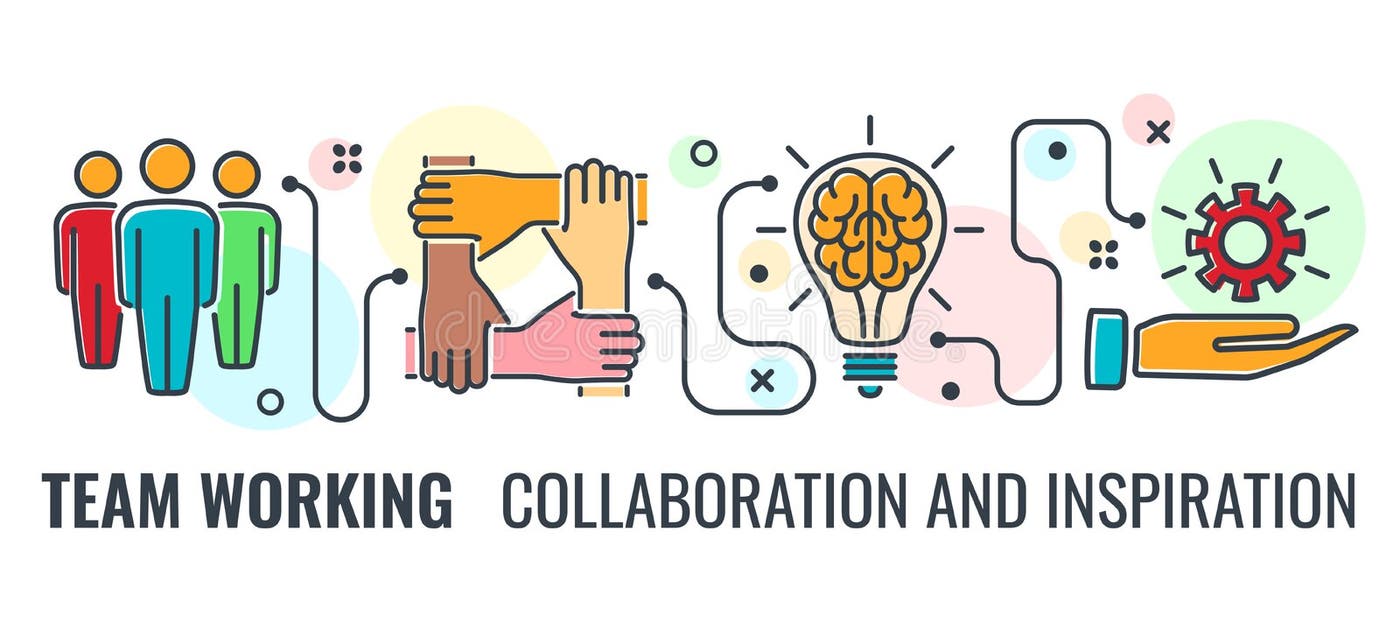 Collaboration Inspiration Stock Illustrations – 44,054 Collaboration ...