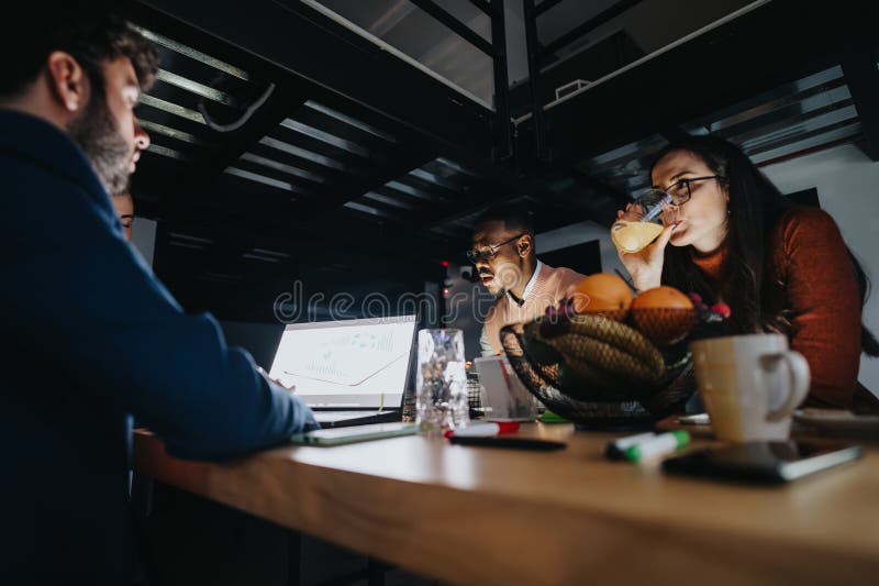 Teamwork and Collaboration for Business Growth and Success Stock Image ...