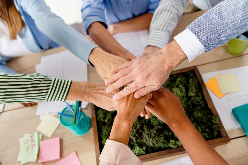 Teamwork and Collaboration Concept within a Diverse Group of ...