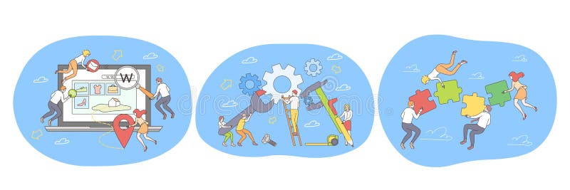 Teamwork, Collaboration, Cooperation, Successful Project Realization ...