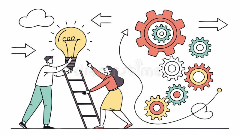 Teamwork and Collaboration Gears, Business Process and Cooperation ...