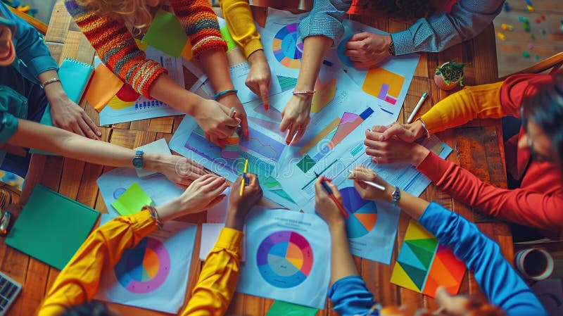 Teamwork and Collaboration: a Group of Diverse Individuals Working ...