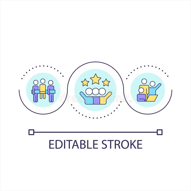 Teamwork Collaboration Loop Concept Icon Stock Vector - Illustration of ... Teamwork Collaboration Loop Concept Icon Stock Vector - Illustration of ...