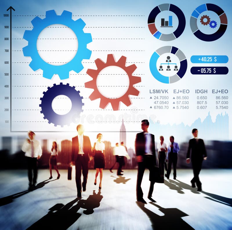 Teamwork Collaboration Strategy Business Marketing Concept Stock Photo ...