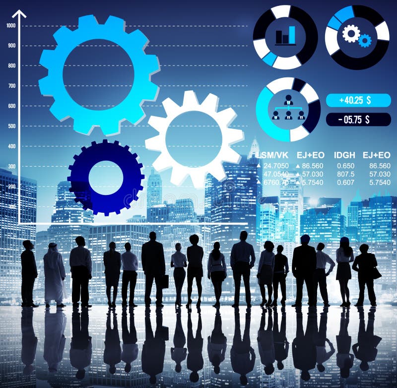 Teamwork Collaboration Strategy Business Marketing Concept Stock Image ...