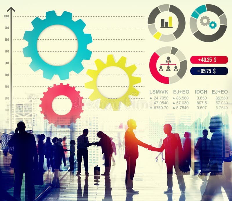 Teamwork Collaboration Strategy Business Marketing Concept Stock Image ...