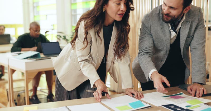 Interior Design Company, Teamwork Top View of People Planning ...