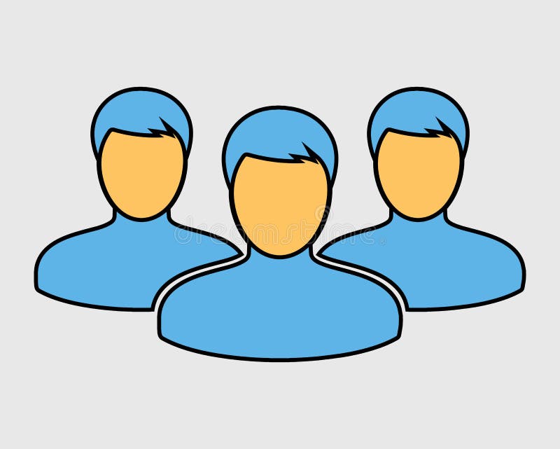 Teamwork colorful Icon stock vector. Illustration of business - 132400057