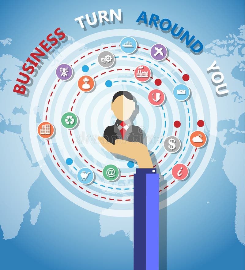 Teamwork Communication Concept Art People Flat Style Stock Vector ...