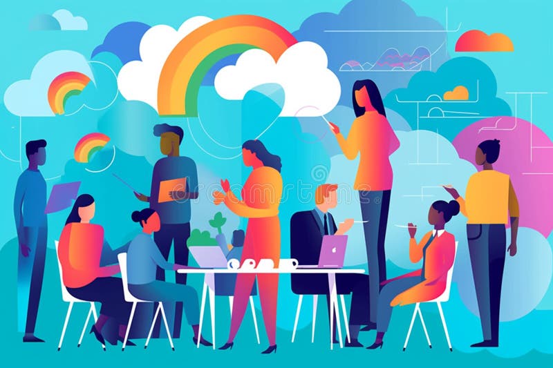 Teamwork in a Company. Discussion, Analization Data Charts, and ...