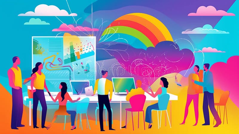 Teamwork in a Company. Discussion, Analization Data Charts, and ...