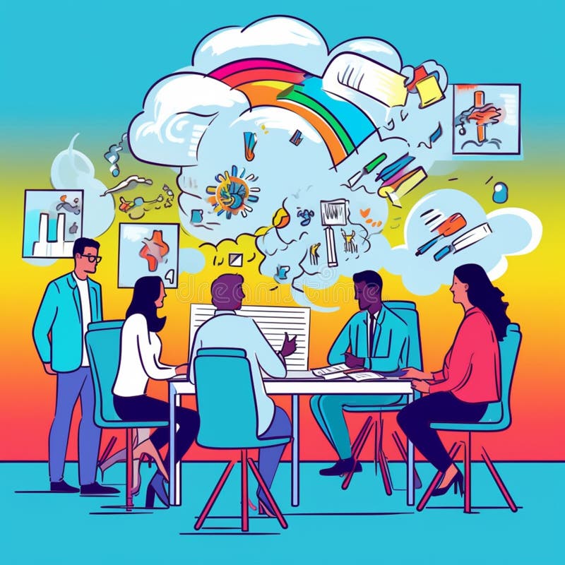 Teamwork in a Company. Discussion, Analization Data Charts, and ...