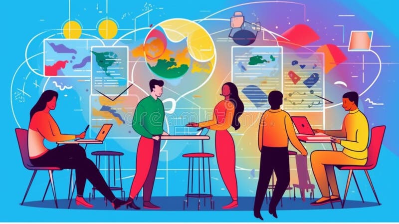 Teamwork in a Company. Discussion, Analization Data Charts, and ...