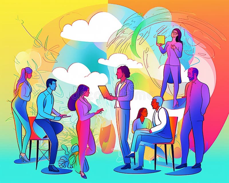 Teamwork in a Company. Discussion, Analization Data Charts, and ...