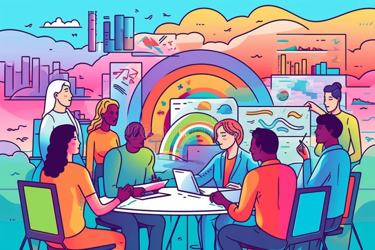 Discusing Stock Illustrations – 64 Discusing Stock Illustrations ...