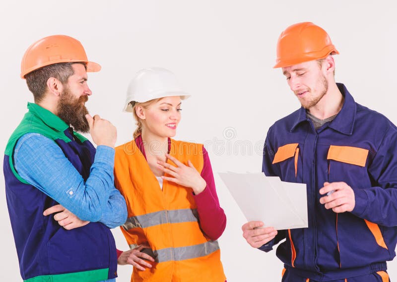 Engineer Speaking into His Walkie-talkie Stock Image - Image of shirt ...