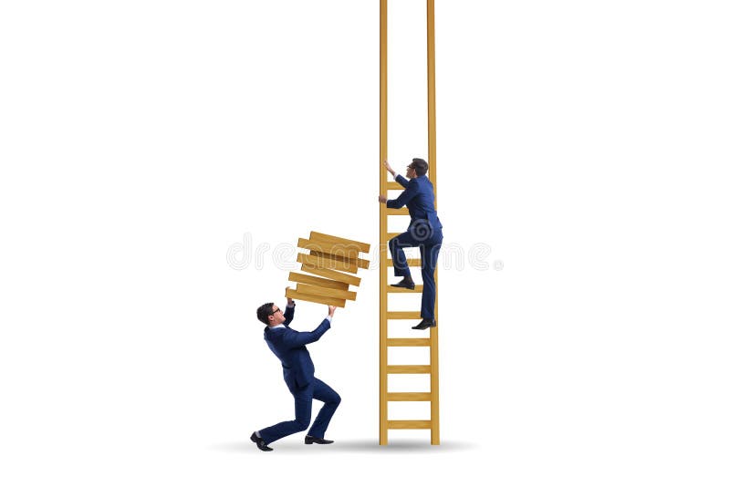 Teamwork Concept with Colleagues Helping Each Other Stock Photo - Image ...