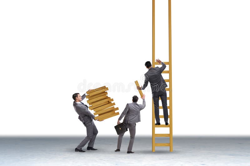 Teamwork Concept with Colleagues Helping Each Other Stock Photo - Image ...