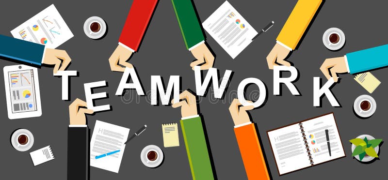 Teamwork Illustration. Teamwork Concept. Flat Design Illustration ...