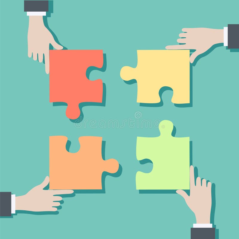 Teamwork concept stock vector. Illustration of business - 42389305