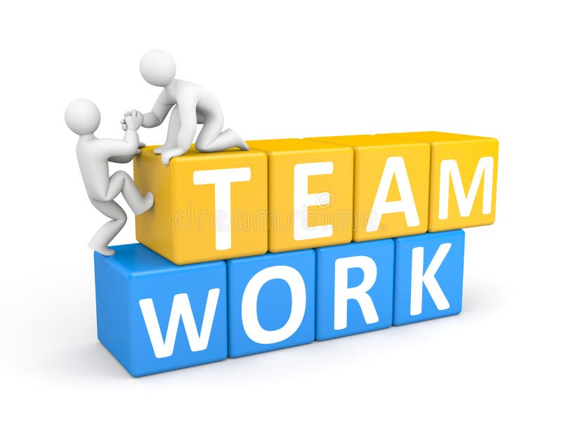 Teamwork Gear People Image Logo Stock Illustration - Illustration of ...