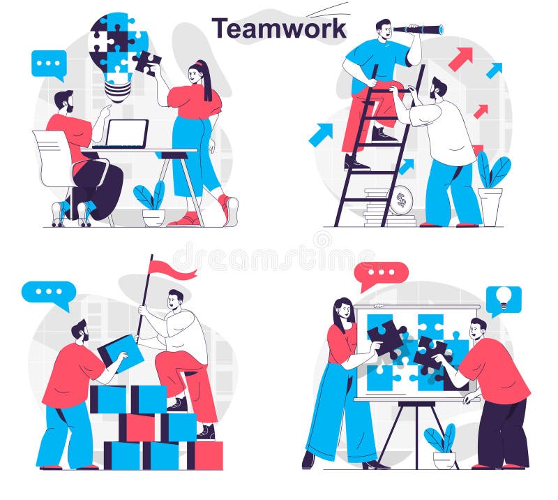 Brainstorming Scenes Stock Illustrations – 404 Brainstorming Scenes ...