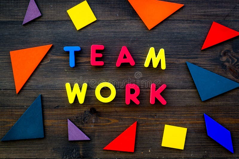 Teamwork Concept. Teamwork Techniques for Students Stock Image - Image ...