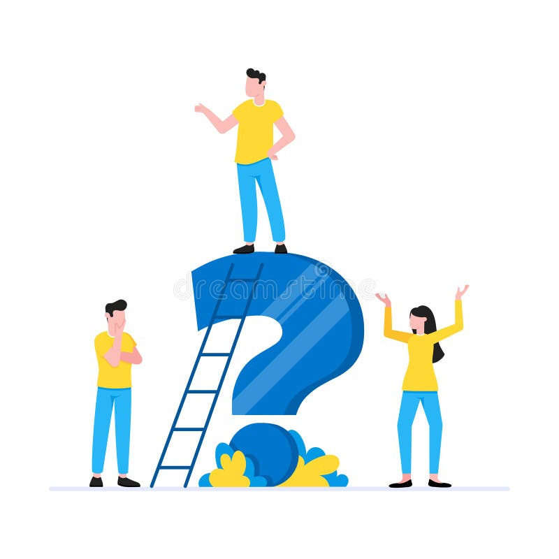 Teamwork Concept with Tiny People Characters Working Together with Big ...