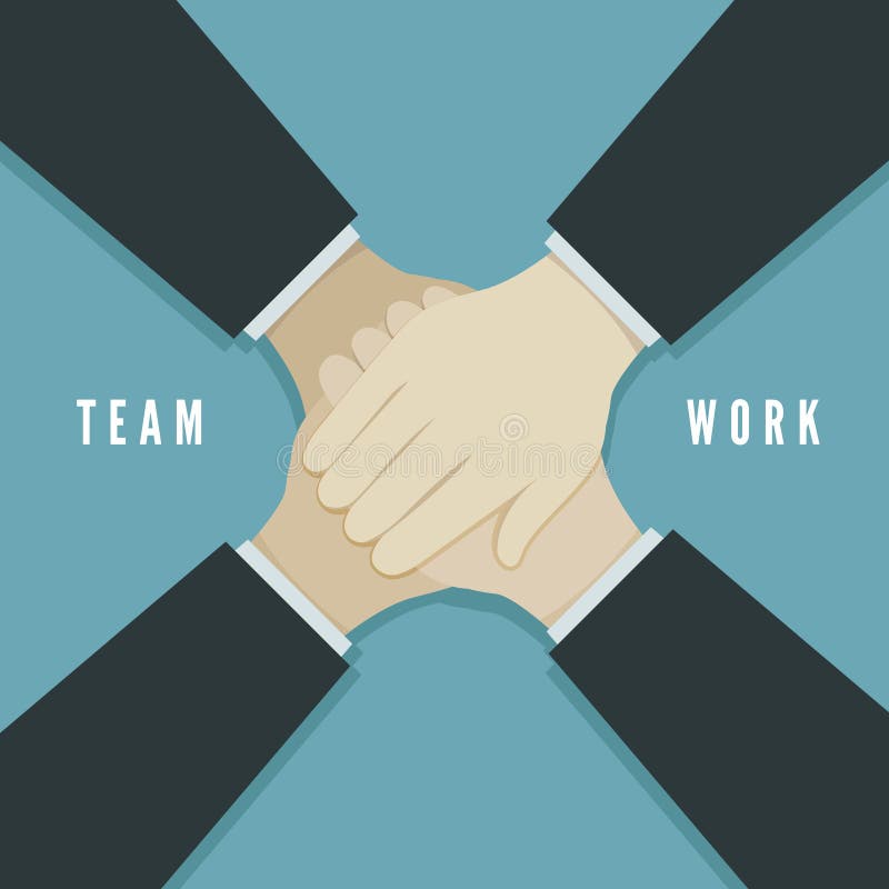 Teamwork Concept Vector Illustration Stock Vector - Illustration of ...