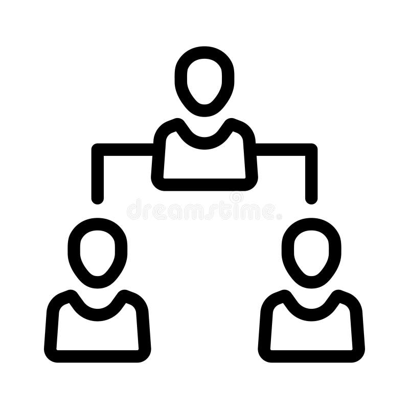 Teamwork, Connection icon stock vector. Illustration of teamwork ...