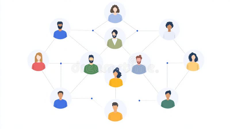 Teamwork Connection, People Network, Communication Vector Design Stock ...