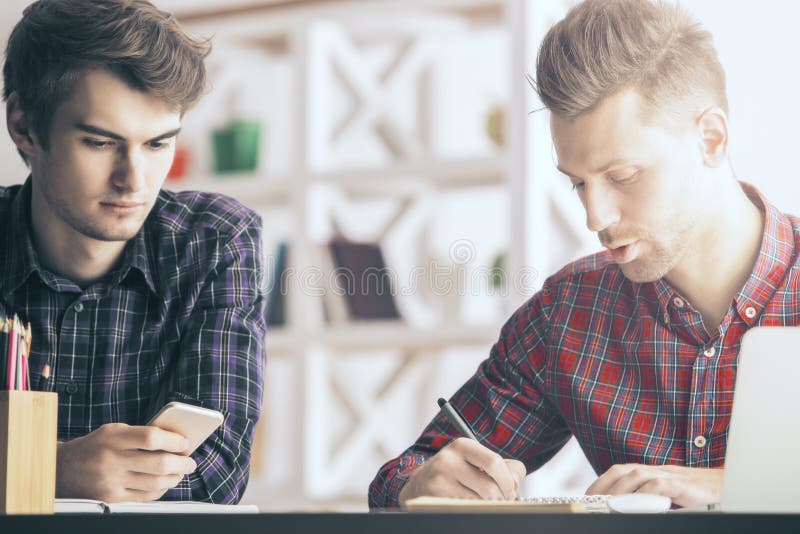 Teamwork convept stock image. Image of laptop, modern - 100873395