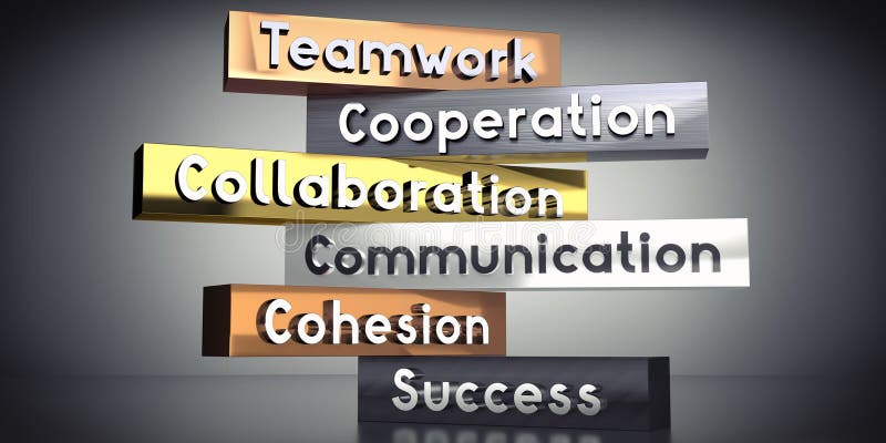Teamwork, Cooperation, Collaboration, Communication, Cohesion, Success ...