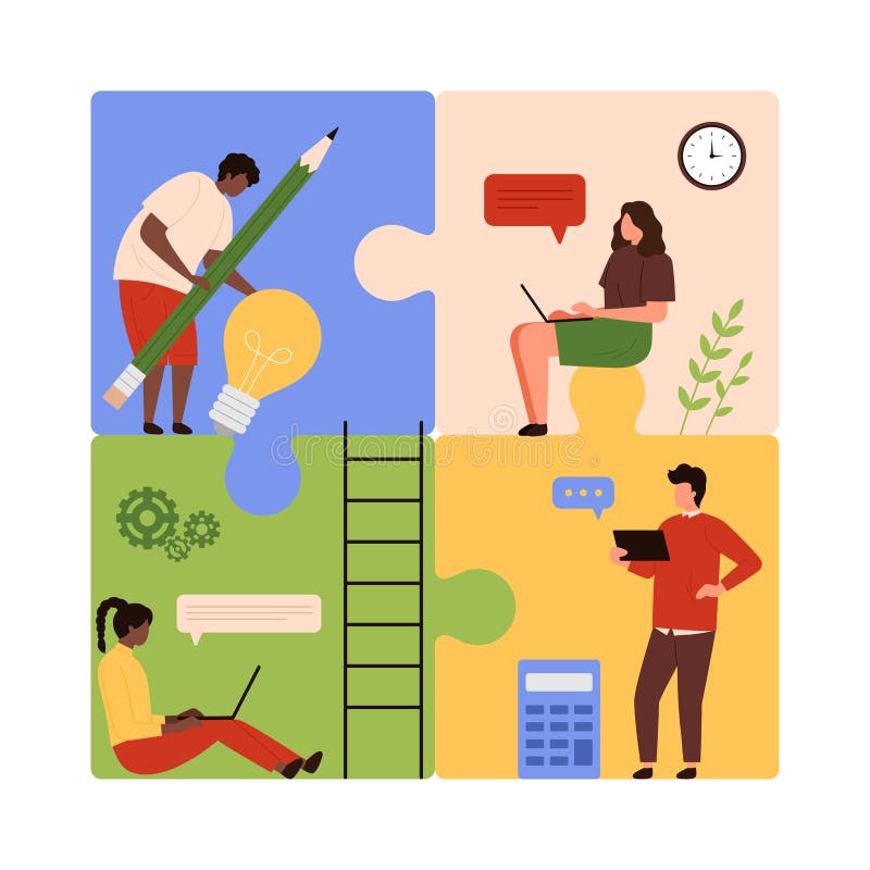 Teamwork Cooperation, Effective Collaboration of Strong Dedicated Team ...