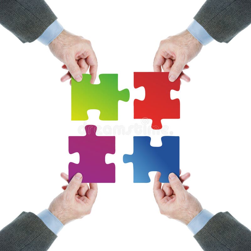 Teamwork. Coordinated Work of a Team Towards a Common Goal Stock Photo ...