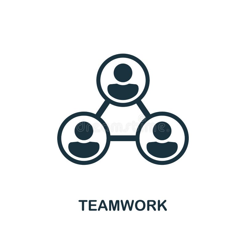 Teamwork Creative Icon. Simple Element Illustration. Teamwork Concept ...