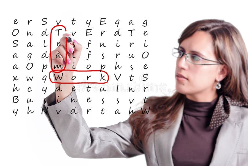 Teamwork Crosswords stock photo. Image of corporate, caucasian - 19977522