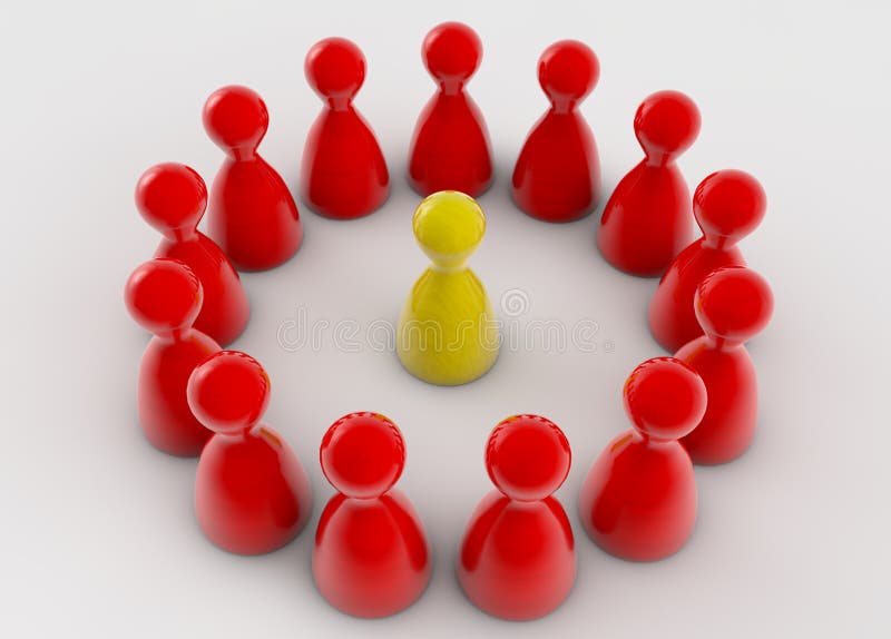 Teamwork 3d figures stock image. Image of figures, power - 65186277