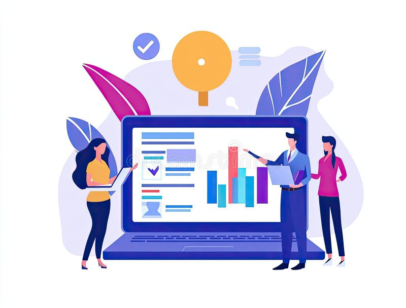 Teamwork, Data Analysis, Business Strategy Stock Image - Image of ...