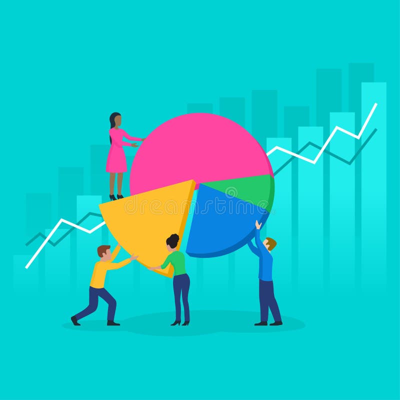 Teamwork, Data Analysis and Corporate Strategy Stock Vector ... Teamwork, Data Analysis and Corporate Strategy Stock Vector ...