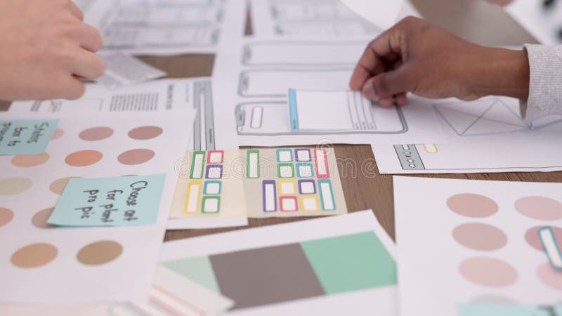 Teamwork, Design and Creative Group in Collaboration Working on a ...