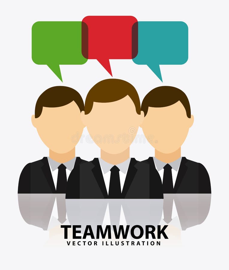 Teamwork design stock vector. Illustration of organization - 47675593