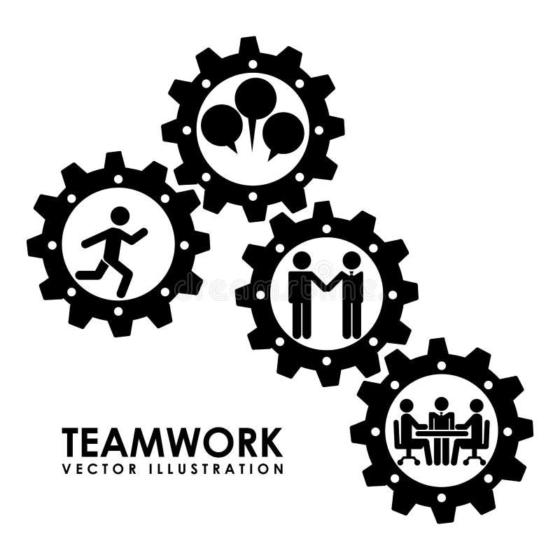 Teamwork design stock vector. Illustration of symbol - 46920314